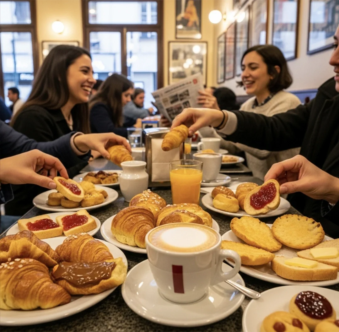 Café y bares: el ritual del desayuno argentino y encuentros sociales ...